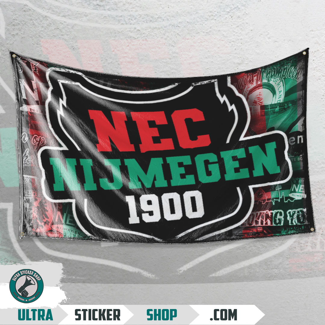 Nec Nijmegen 1900 Vlag Stickers Kopen | Ultrastickershop