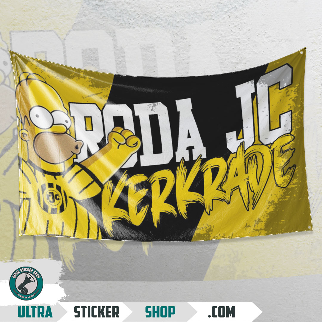 Buy Roda JC Kerkrade Flag Stickers | Ultrastickershop