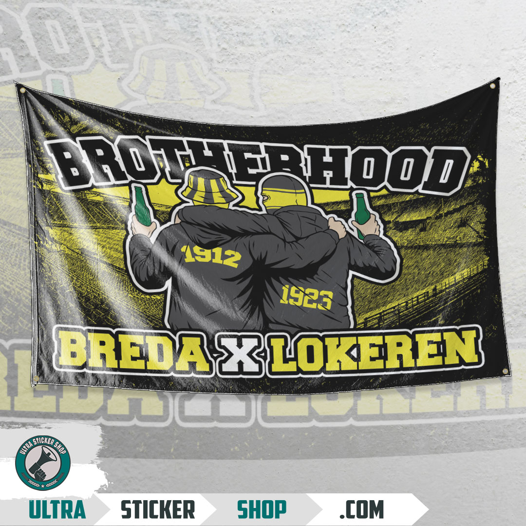 Buy Breda X Lokeren Flag Stickers | Ultrastickershop