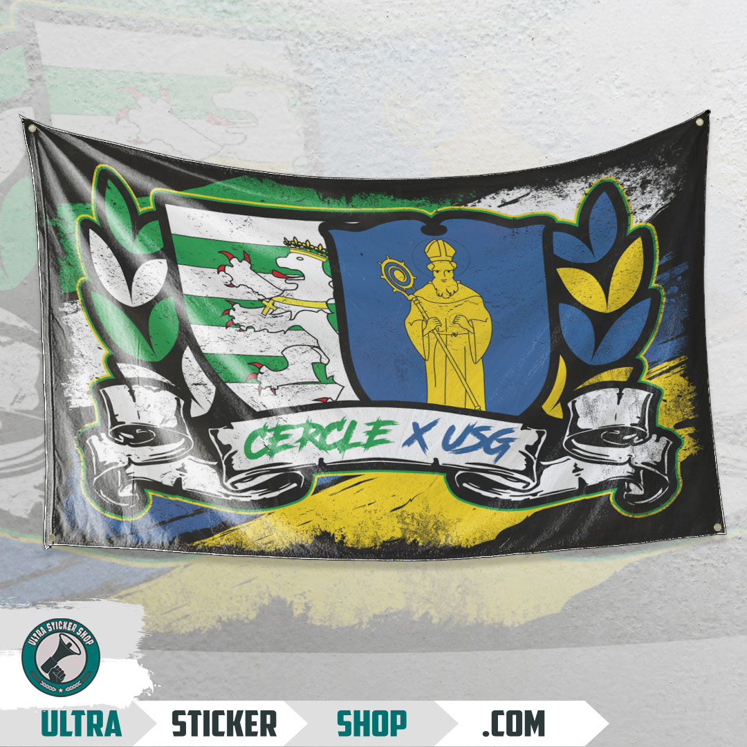 Cercle X USG Vlag Stickers Kopen | Ultrastickershop