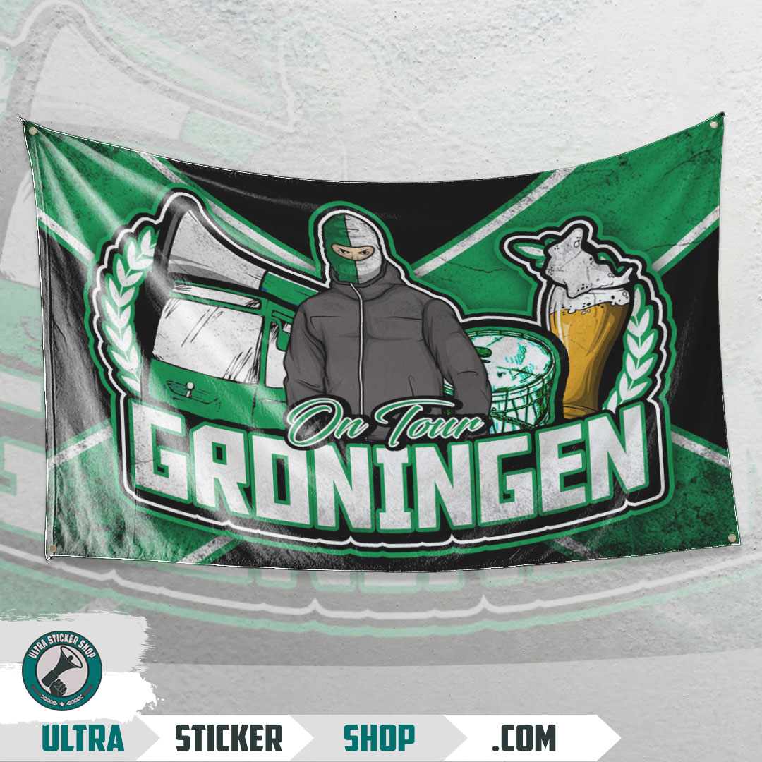 Buy Groningen on tour Flag Stickers | Ultrastickershop