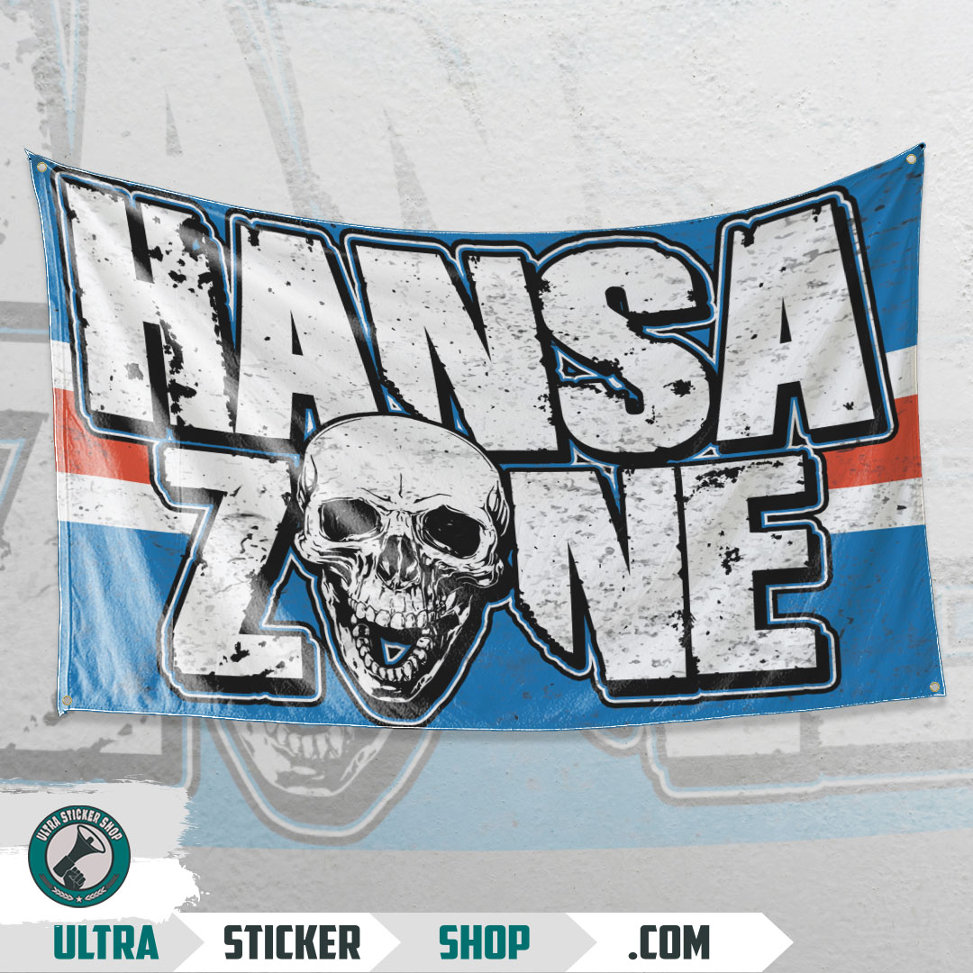 Buy Hansa Zone Flag Stickers | Ultrastickershop