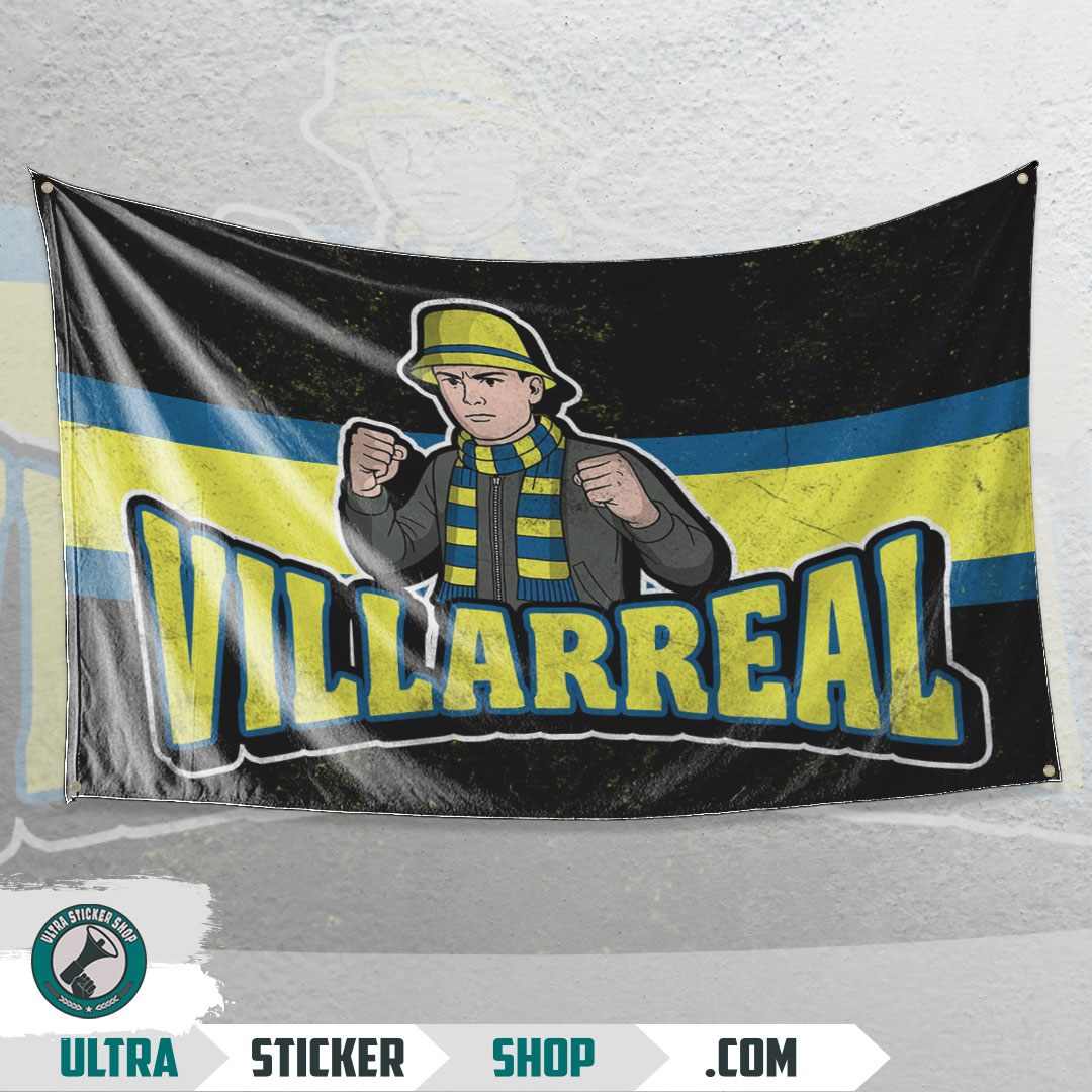 Buy Villarreal Flag Stickers | Ultrastickershop
