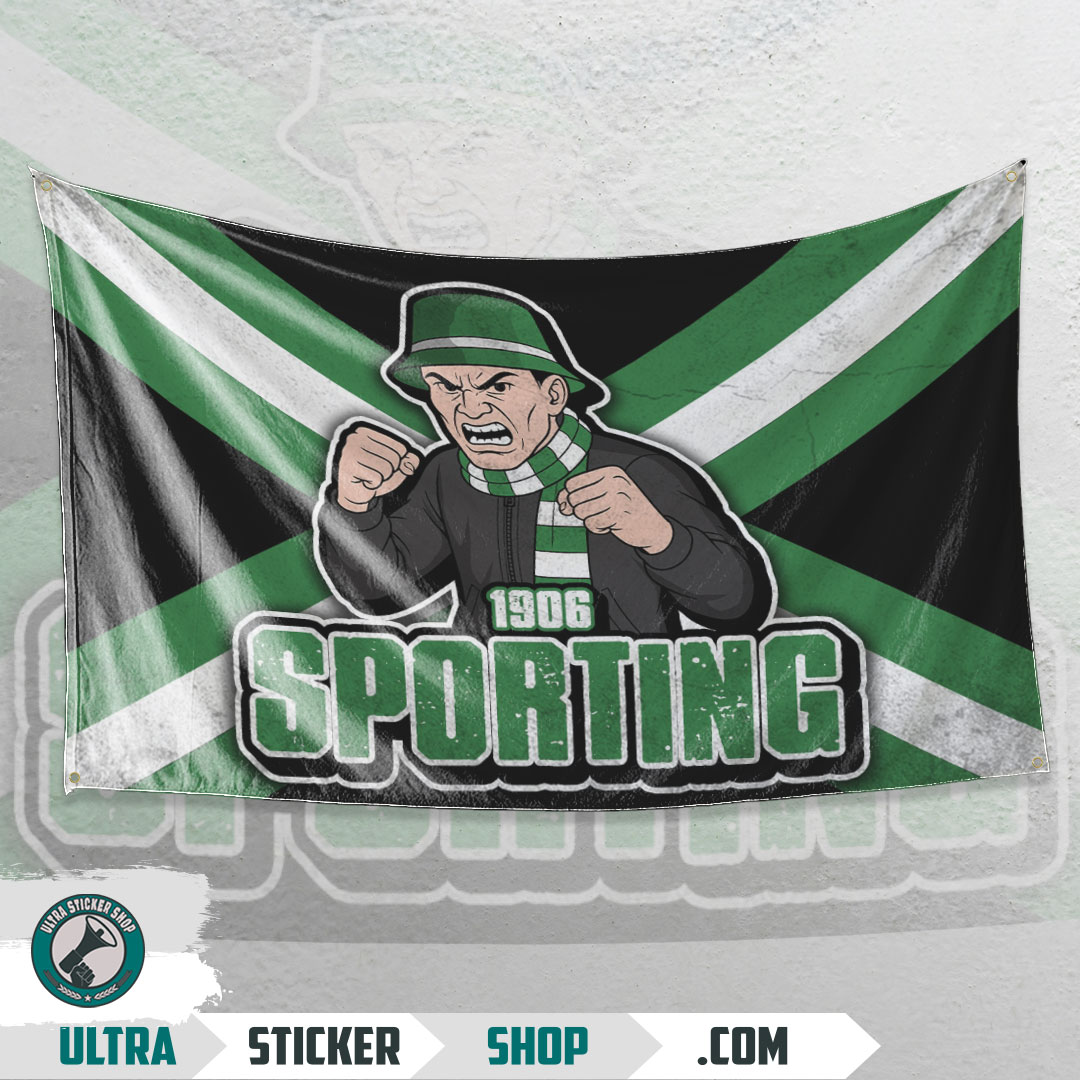 Buy Sporting 1906 Flag Stickers | Ultrastickershop