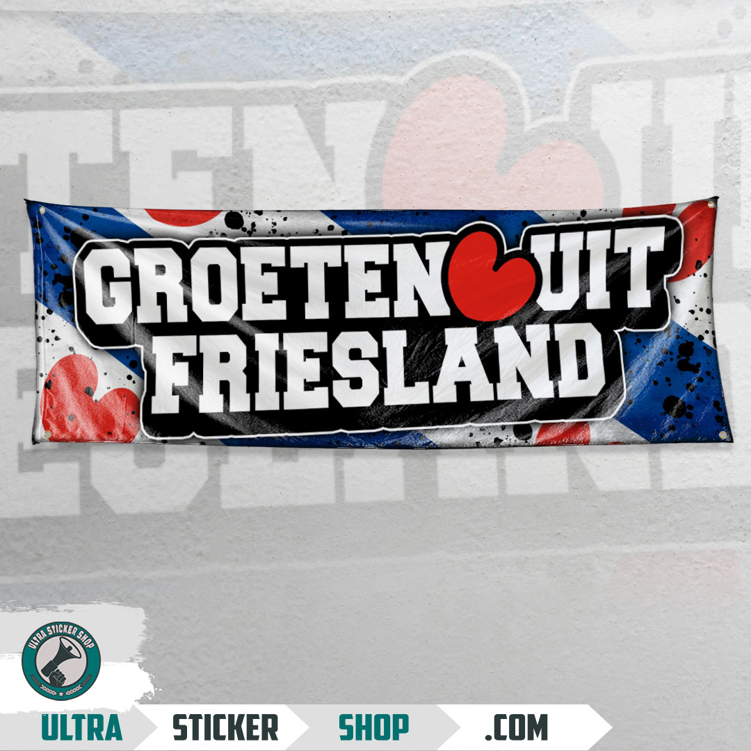 Buy Groeten uit Friesland Flag Stickers | Ultrastickershop