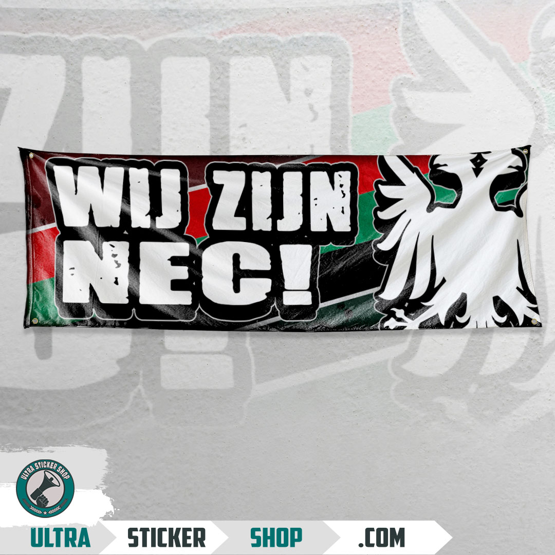 Wij zijn NEC Vlag Stickers Kopen | Ultrastickershop