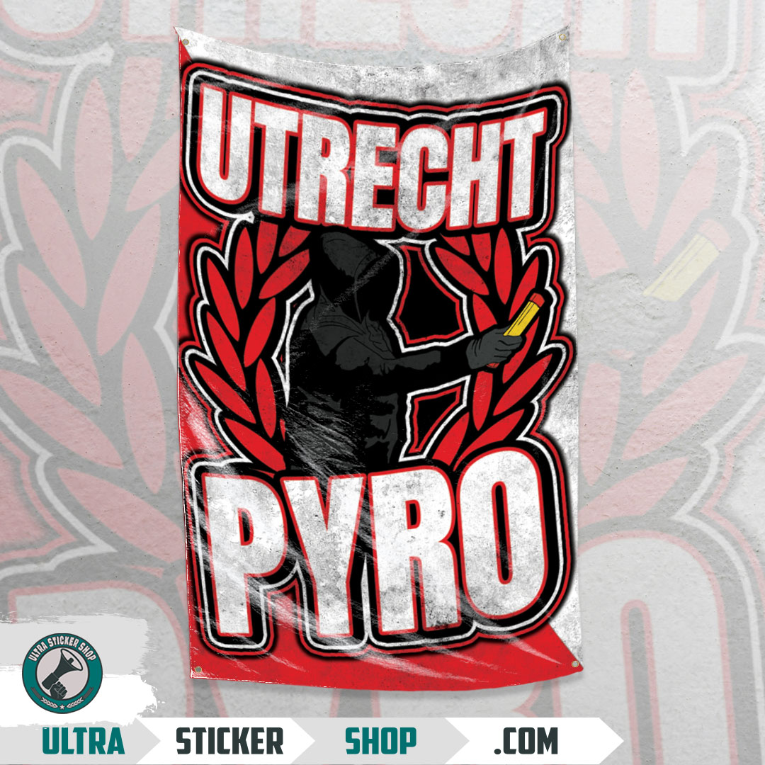Buy Utrecht pyro Flag Stickers | Ultrastickershop