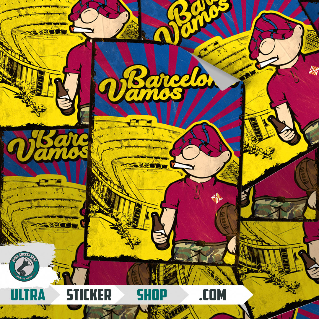 Buy Barcelona Vamos Stickers Stickers | Ultrastickershop