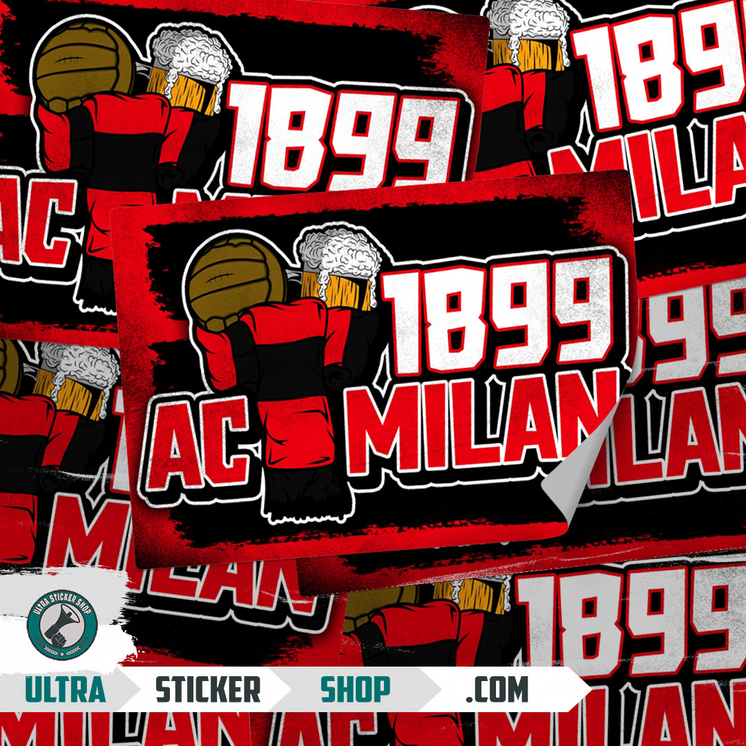 Buy Milan 1899 Stickers Stickers | Ultrastickershop
