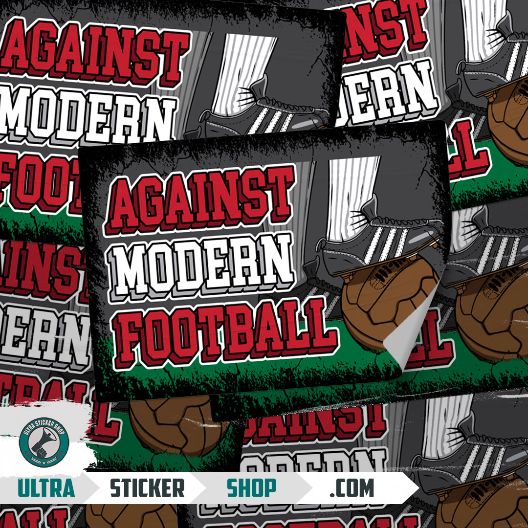 Buy Against Modern football Stickers Stickers | Ultrastickershop