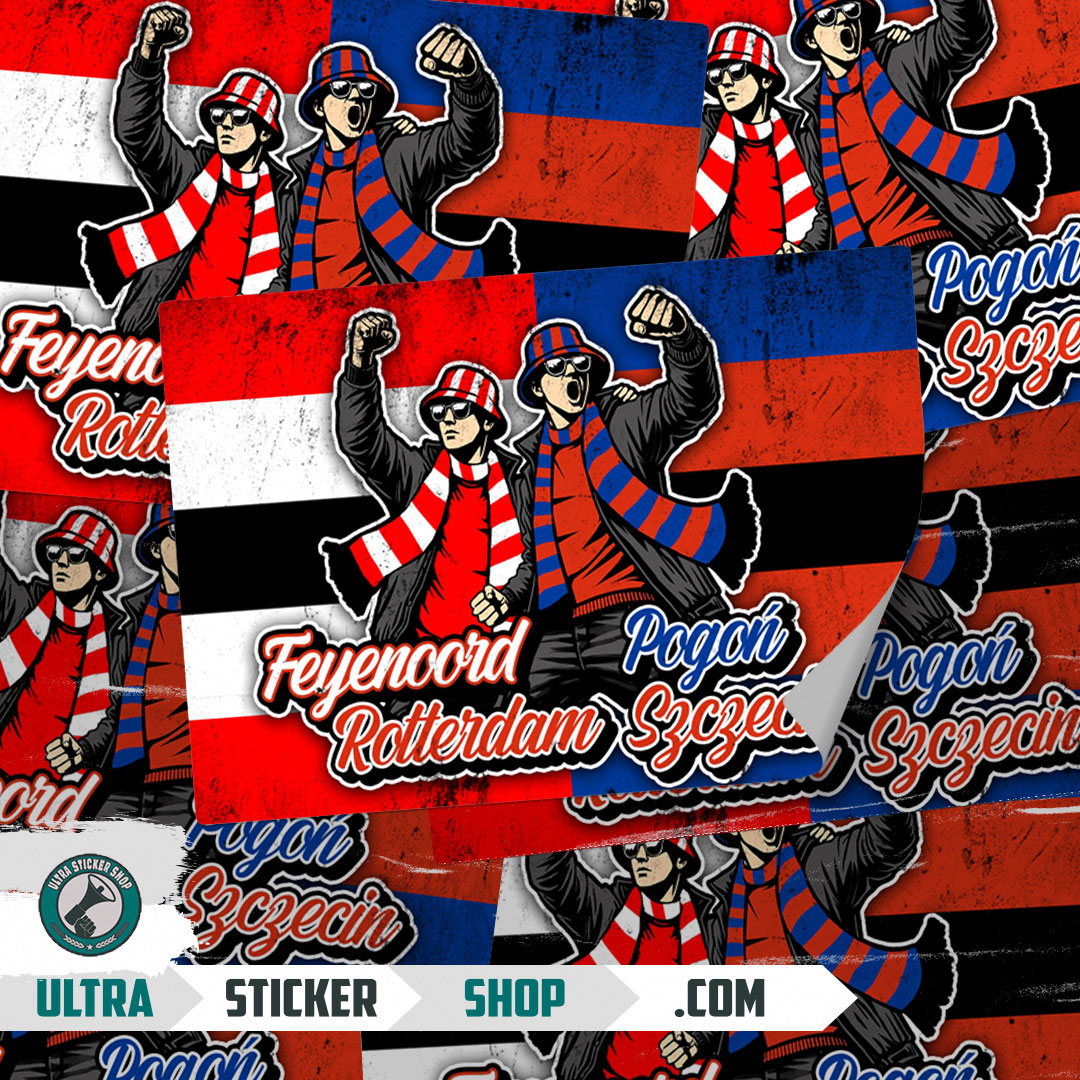 Feyenoord Rotterdam & Pogoń Szczecin Stickers Stickers Kopen ...