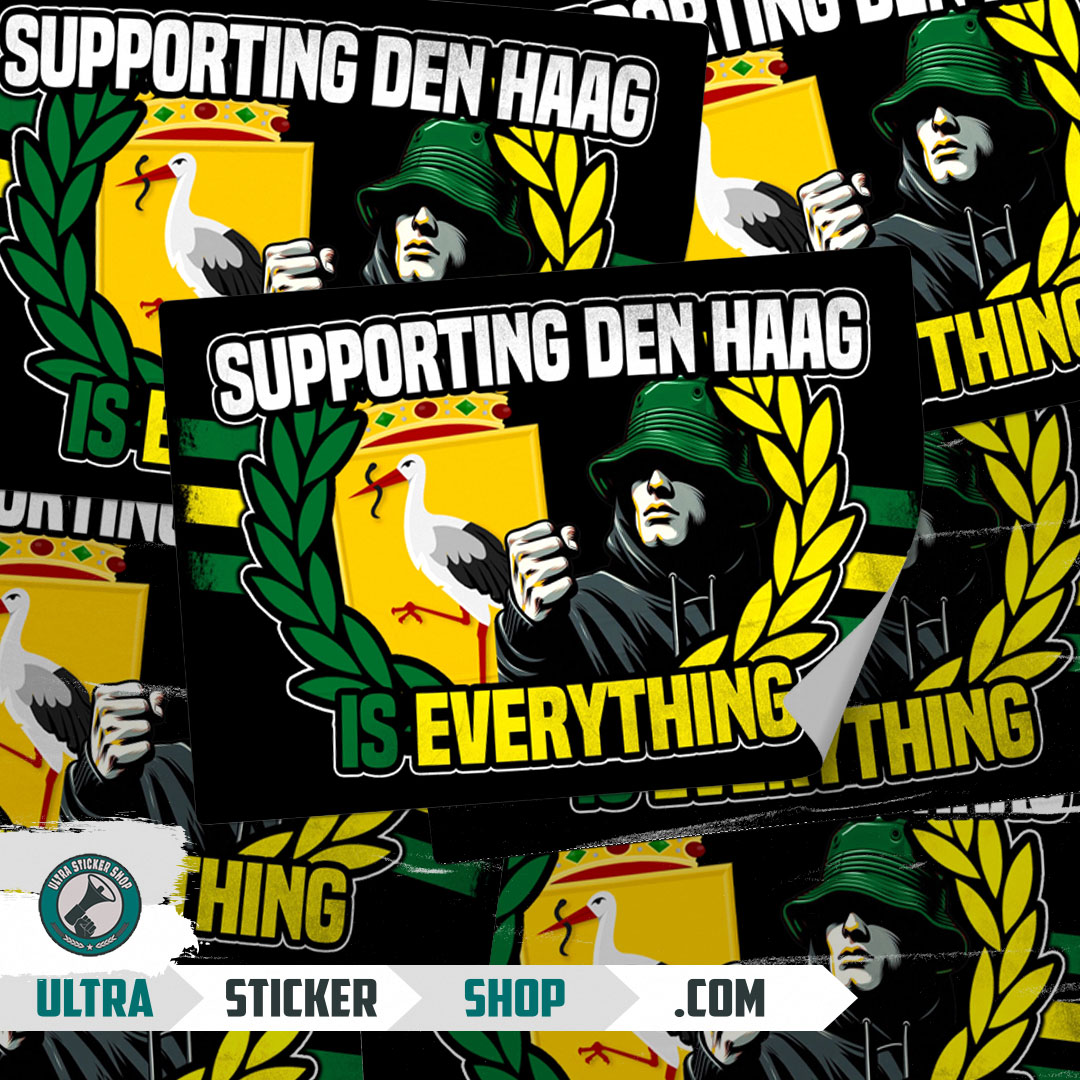 Supporting Den Haag is everything Stickers Stickers Kopen ...