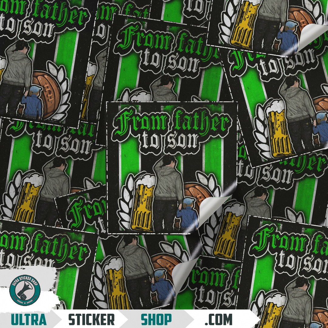 Buy From father to son Stickers Stickers | Ultrastickershop