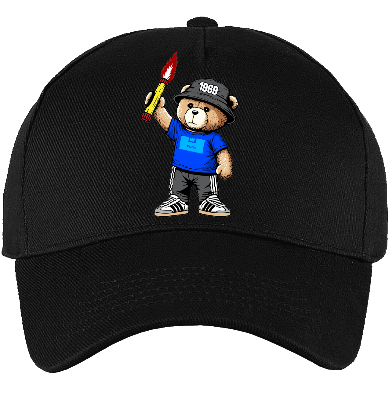 Buy Paris 1969 bear Cap Stickers | Ultrastickershop