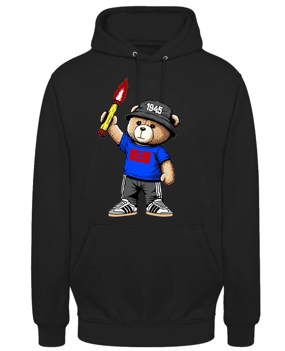 Buy Gliwice 1945 bear Hoodie Stickers | Ultrastickershop