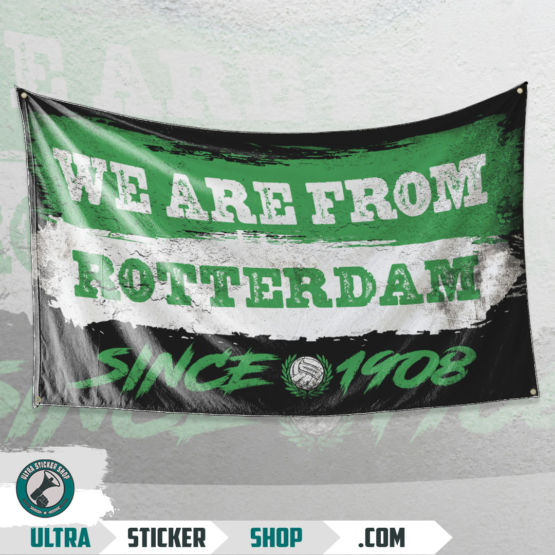 We are from Rotterdam since 1908 Vlag Stickers Kopen | Ultrastickershop