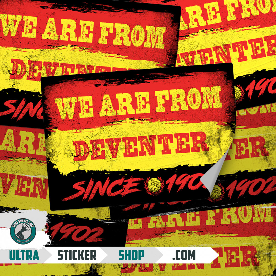 We are from Deventer since 1902 Stickers Stickers Kopen | Ultrastickershop