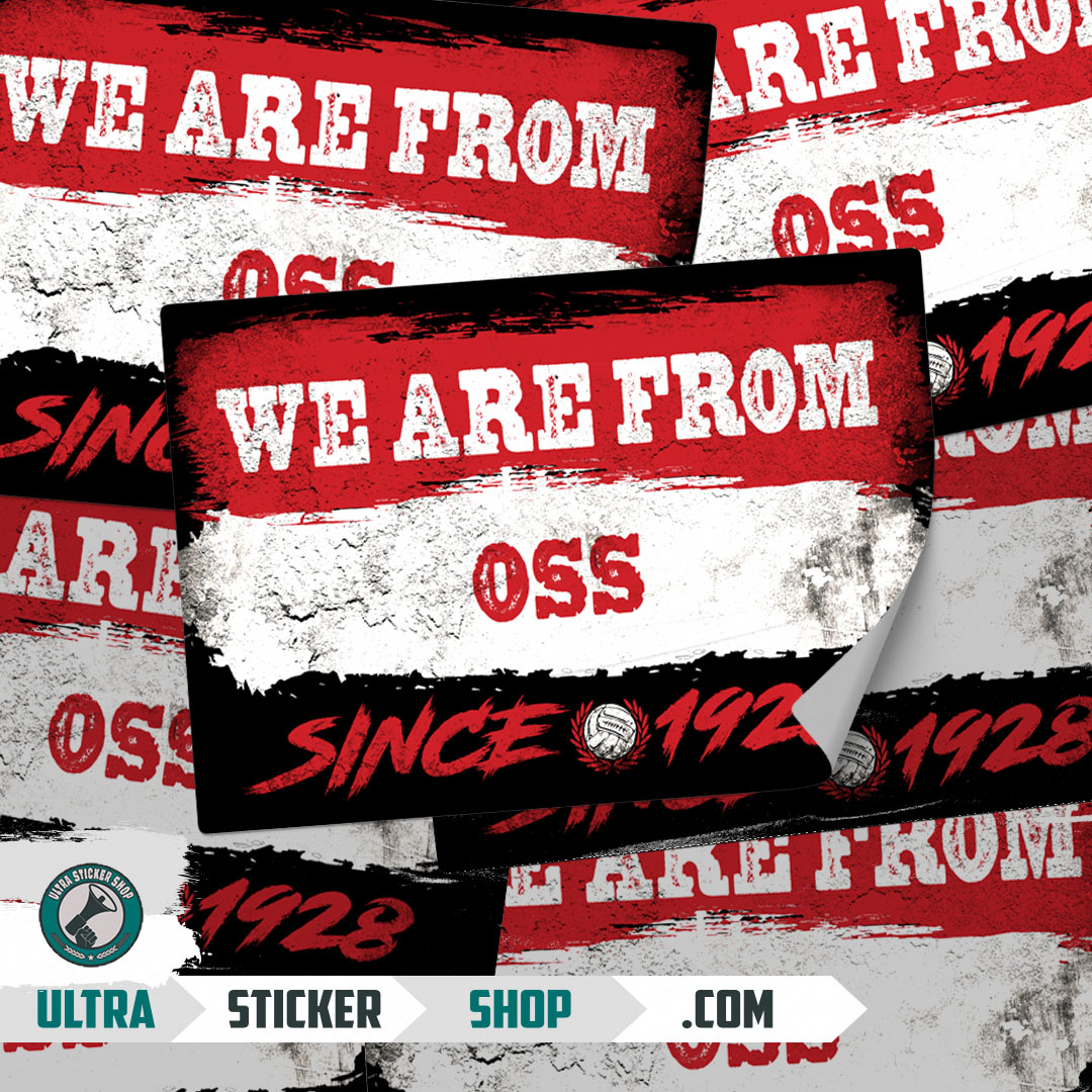 We are from Oss since 1928 Stickers Stickers Kopen | Ultrastickershop