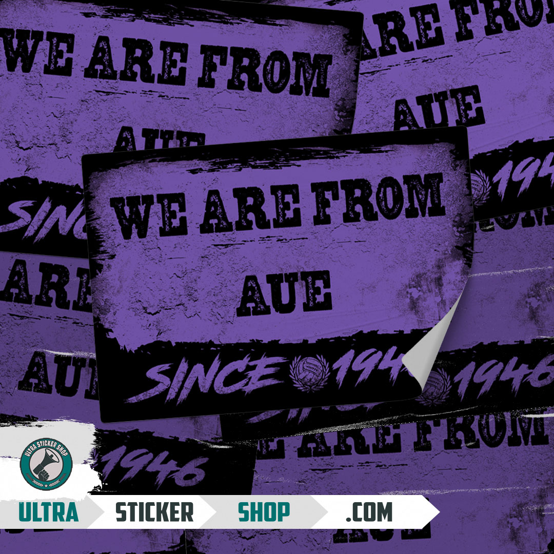 We are from Aue since 1946 Aufkleber Aufkleber Kaufe | Ultrastickershop