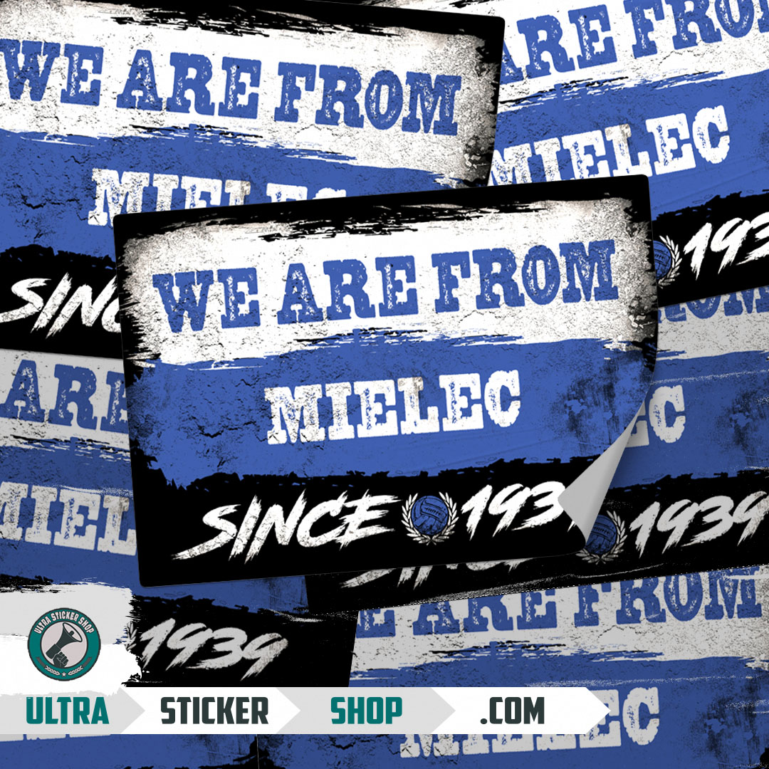 Buy We are from Mielec since 1939 Stickers Stickers | Ultrastickershop