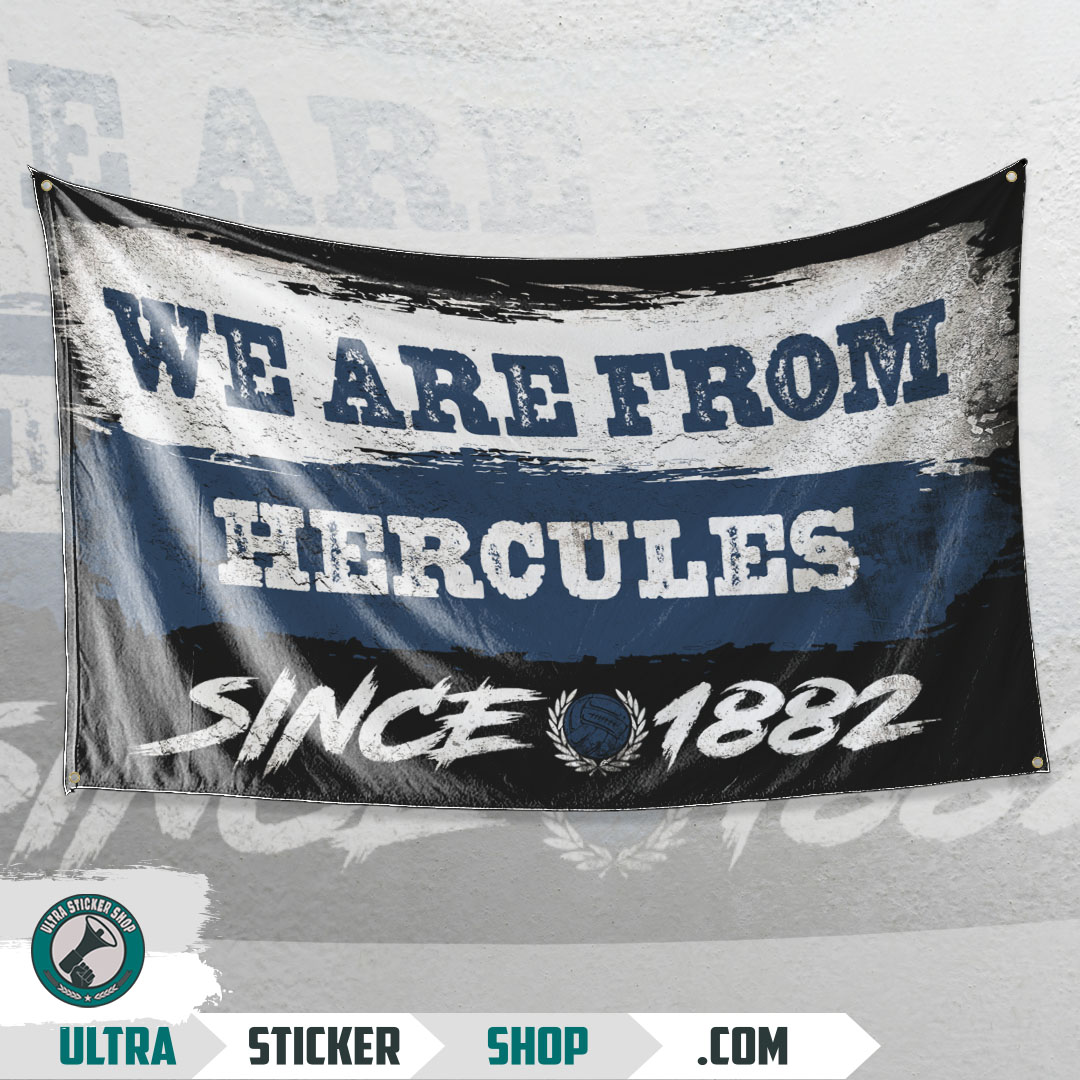 We are from Hercules since 1882 Vlag Stickers Kopen | Ultrastickershop