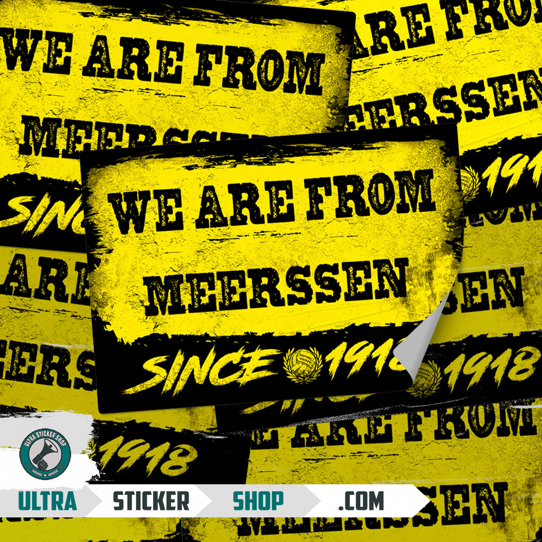 We are from Meerssen since 1918 Stickers Stickers Kopen | Ultrastickershop