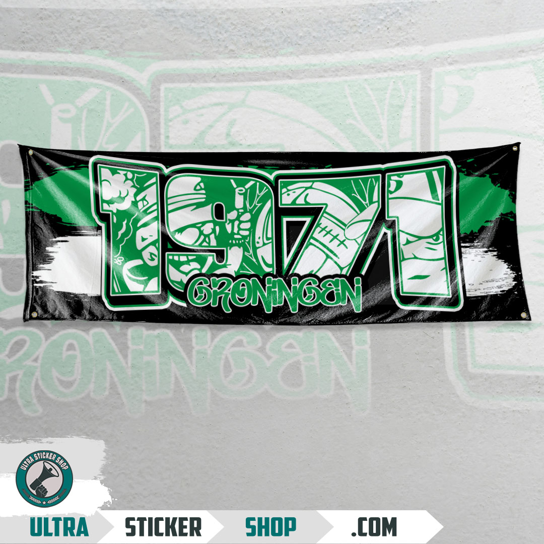 Buy 1971 Groningen Flag Stickers | Ultrastickershop