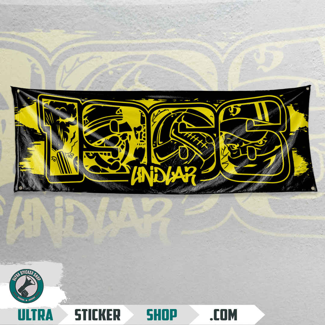 Buy 1966 Lindlar Flag Stickers | Ultrastickershop