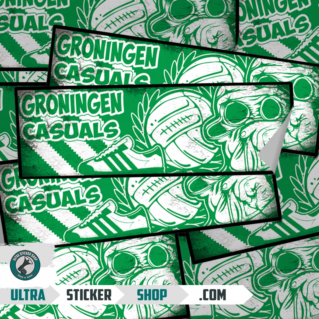 Groningen casuals Stickers Stickers Kopen | Ultrastickershop