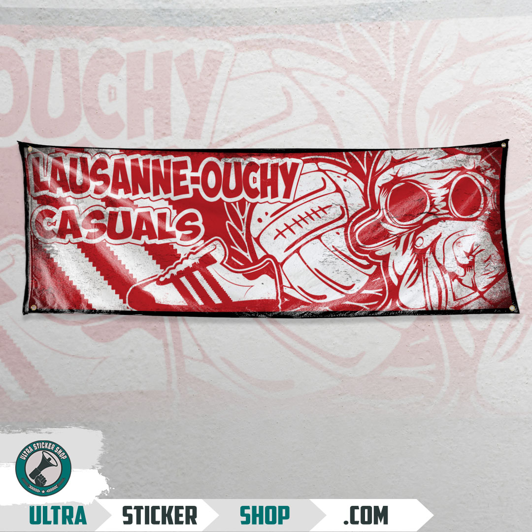 Buy Lausanne-Ouchy casuals Flag Stickers | Ultrastickershop
