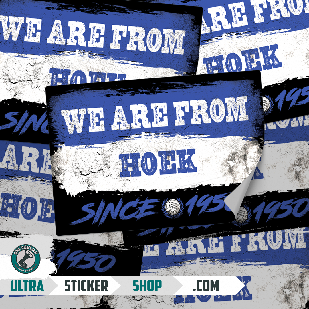 we are from hoek since 1950 Stickers Stickers Kopen | Ultrastickershop