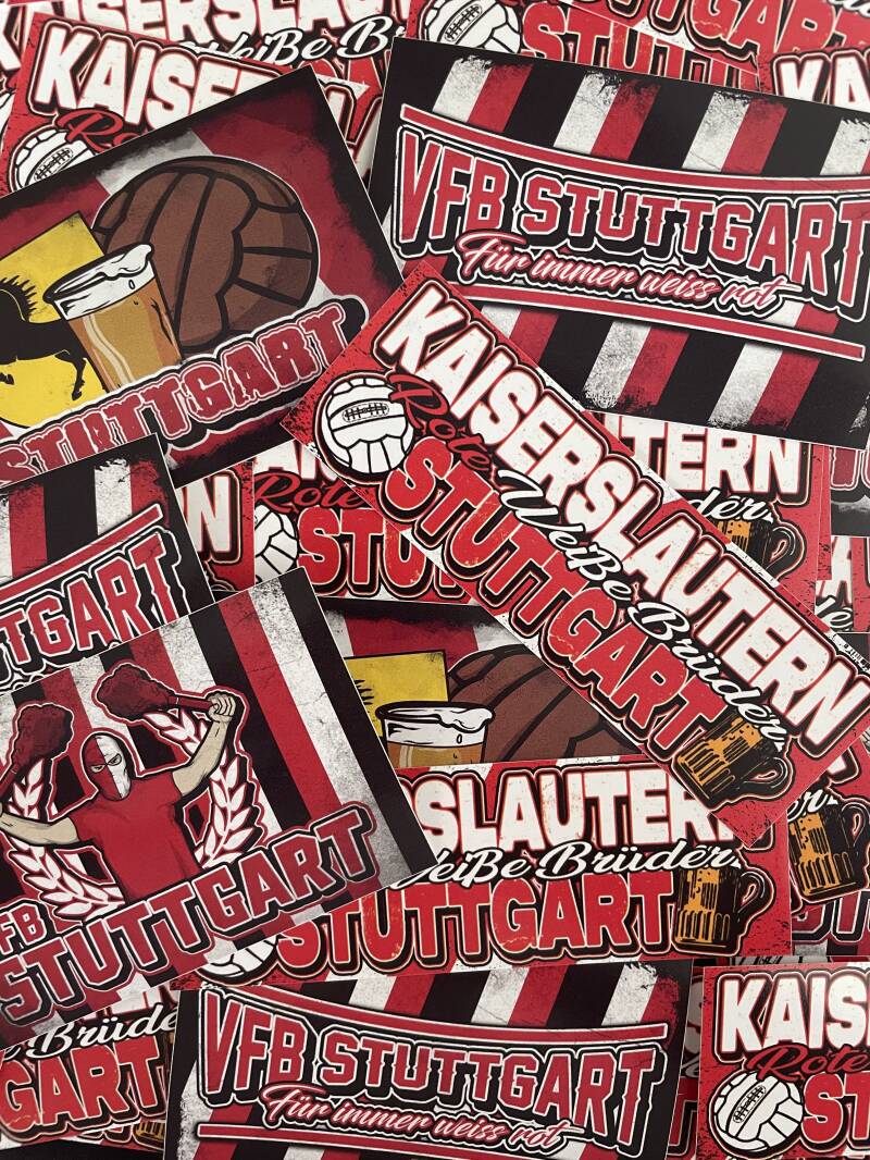 VfB Stuttgart Aufkleber-Mix Aufkleber Kaufe | Ultrastickershop