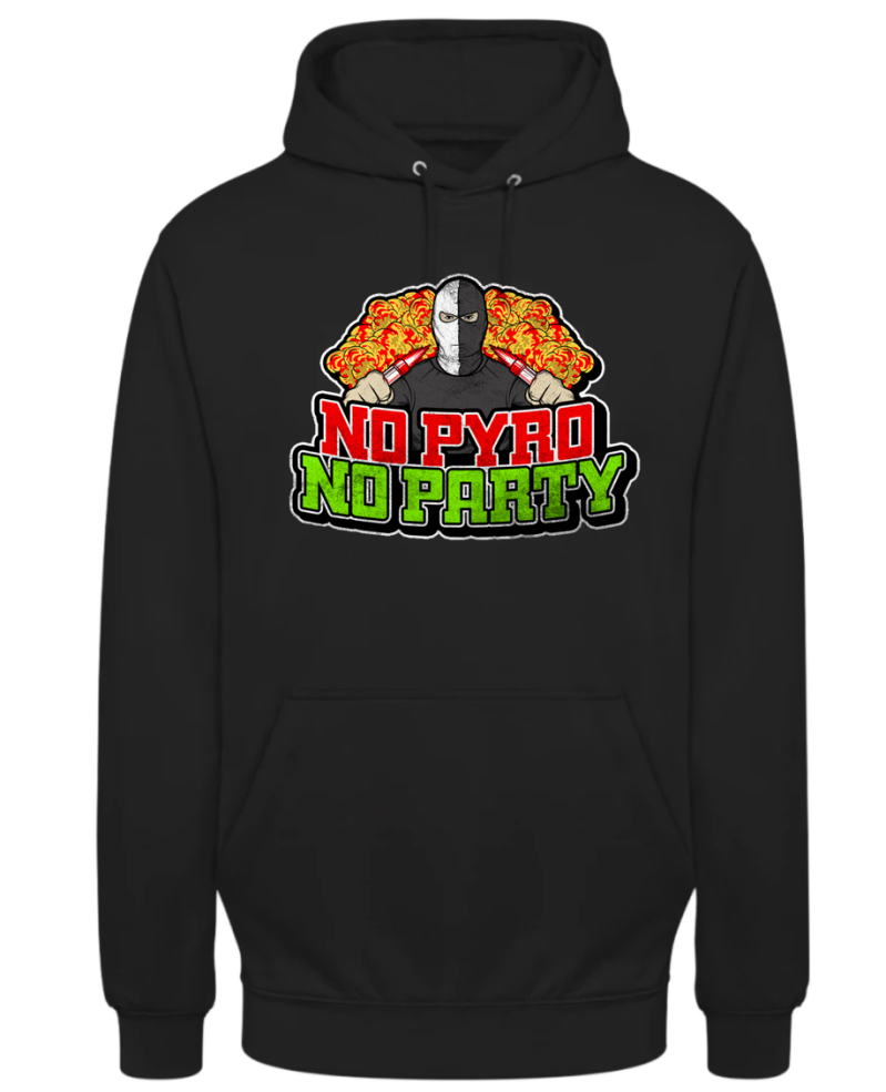 Buy No pyro no party Hoodie Stickers | Ultrastickershop